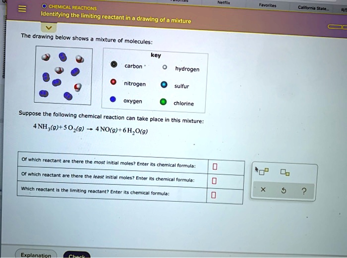 Favornes Chemical Reactions Identifying The Limiting Reactant In