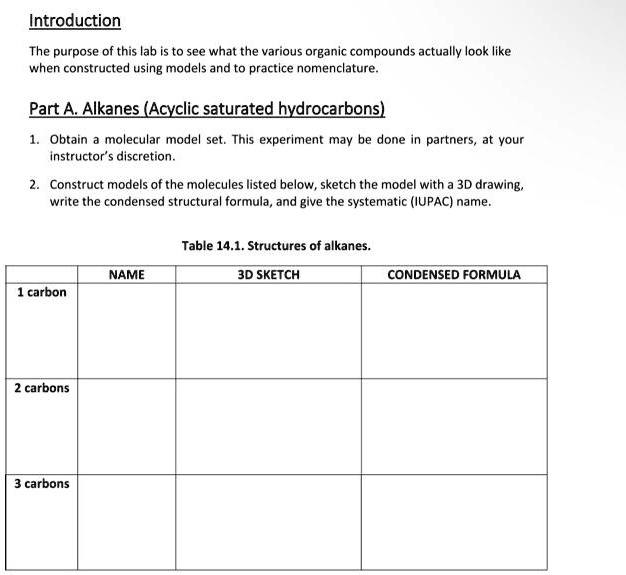 SOLVED: 4 carbons 5 carbons 6 carbons 7 carbons 8 carbons 9 carbons 10 ...