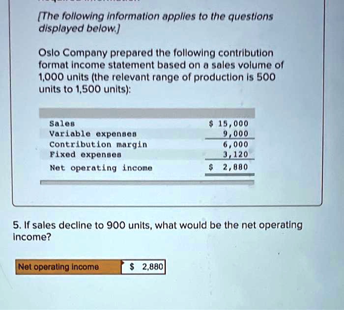 the following information applles to the questions displayed below oslo ...