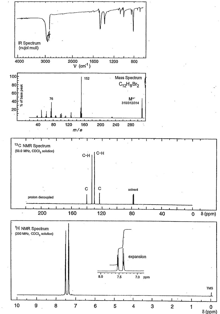 SOLVED: IR Spectrum (nujol mull) 4000 3000 2000 1600 (cm" 1200 800 1001 ...