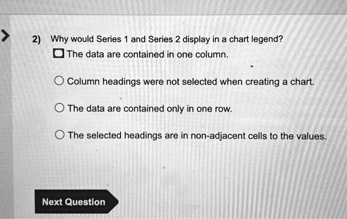 2 Why Would Series 1 And Series 2 Display In A Chart Legend The Data 9046