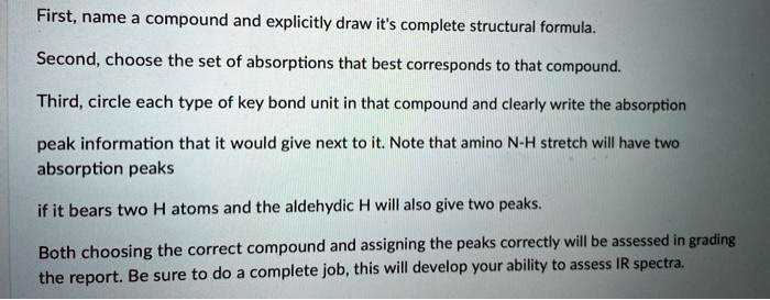 SOLVED: First; name compound and explicitly draw it's complete ...