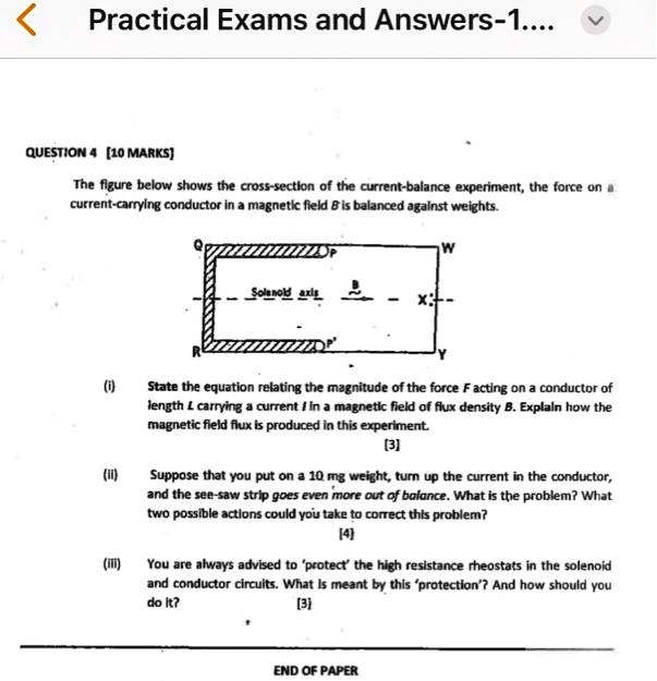 Practical Exams and Answers-1.... QUESTION 4 [10 MARKS] The figure ...