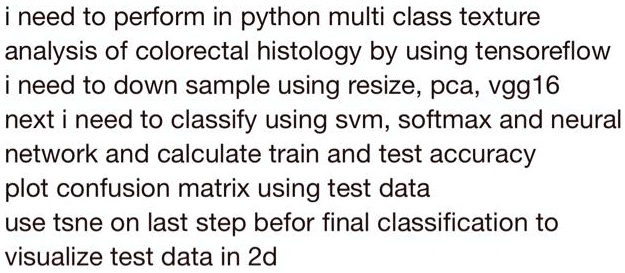 Solved I Need To Perform In Python Multi Class Texture Analysis Of 9085