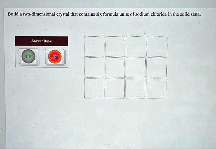 Build a two-dimensional crystal that contains six formula units of ...