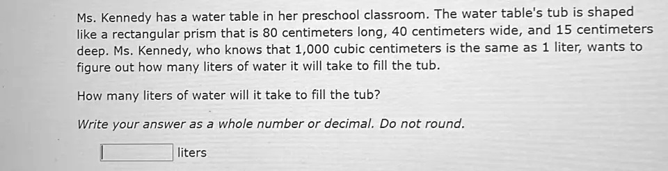 ms kennedy has a water table in her preschool classroom the water ...