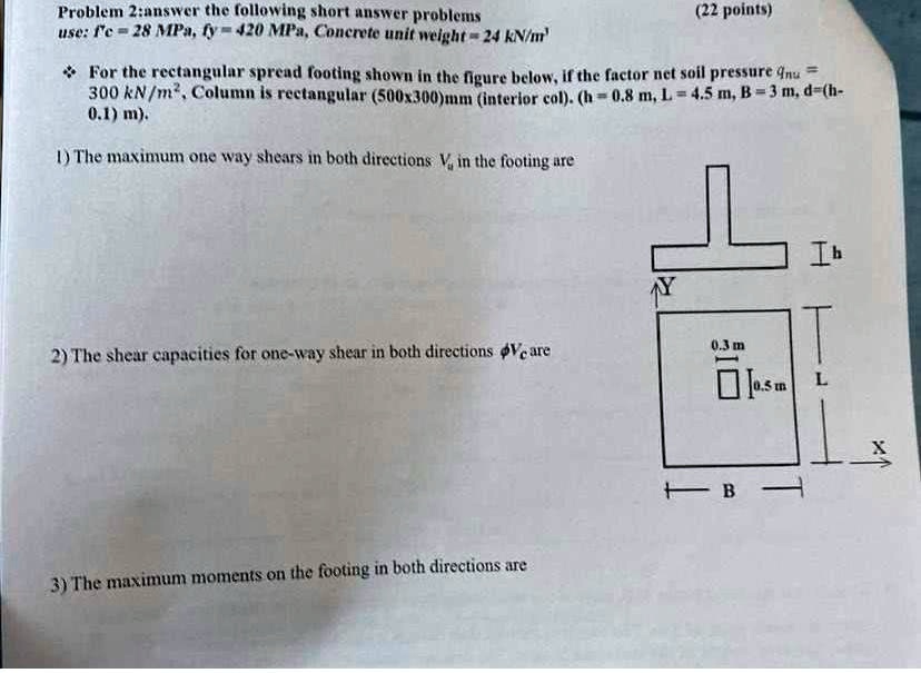 problem 2 answer the following short answer problems 22 points use fc ...