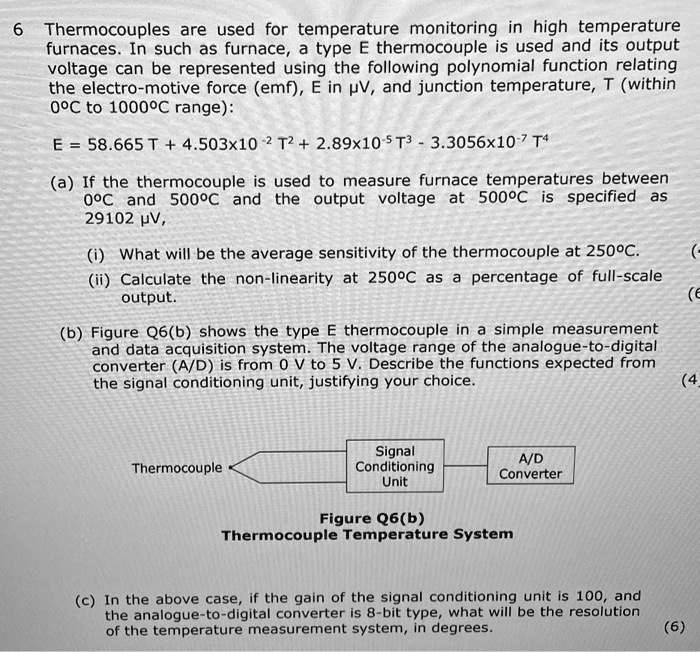 texts 6 thermocouples are used for temperature monitoring in high ...
