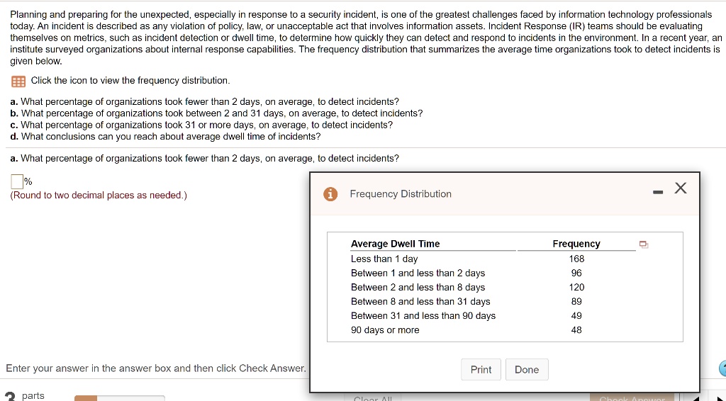 SOLVED: Planning and preparing for the unexpected, especially response ...