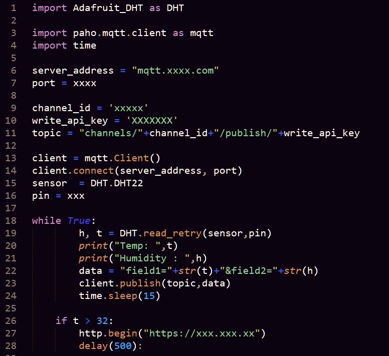 SOLVED: Python - I have a dataset that contains temperature and humidity that is connected to a ...