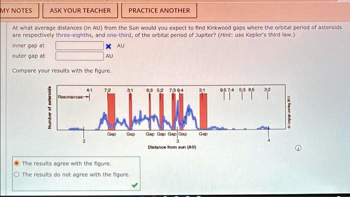 [GET ANSWER] At what average distances (in AU) from the Sun would you ...