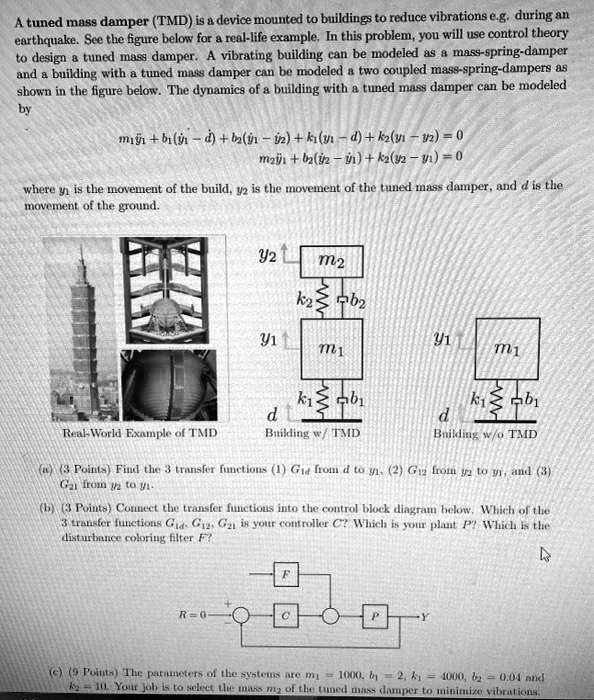 a tuned mass damper tmd is a device mounted to buildings to reduce ...