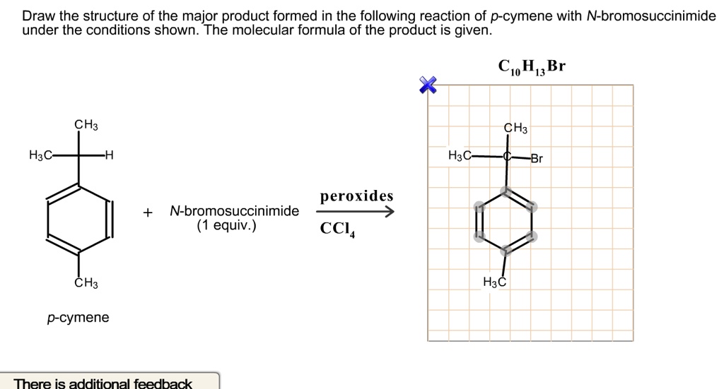 SOLVED: Draw the structure of the major product formed in the following ...