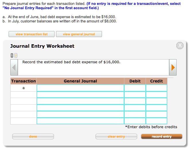 SOLVED: Journal Entry problem... Please be specific with final answers ...