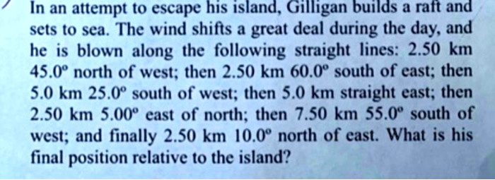 in an attempt t0 escape his island gilligan builds raft and sets t0 sea ...