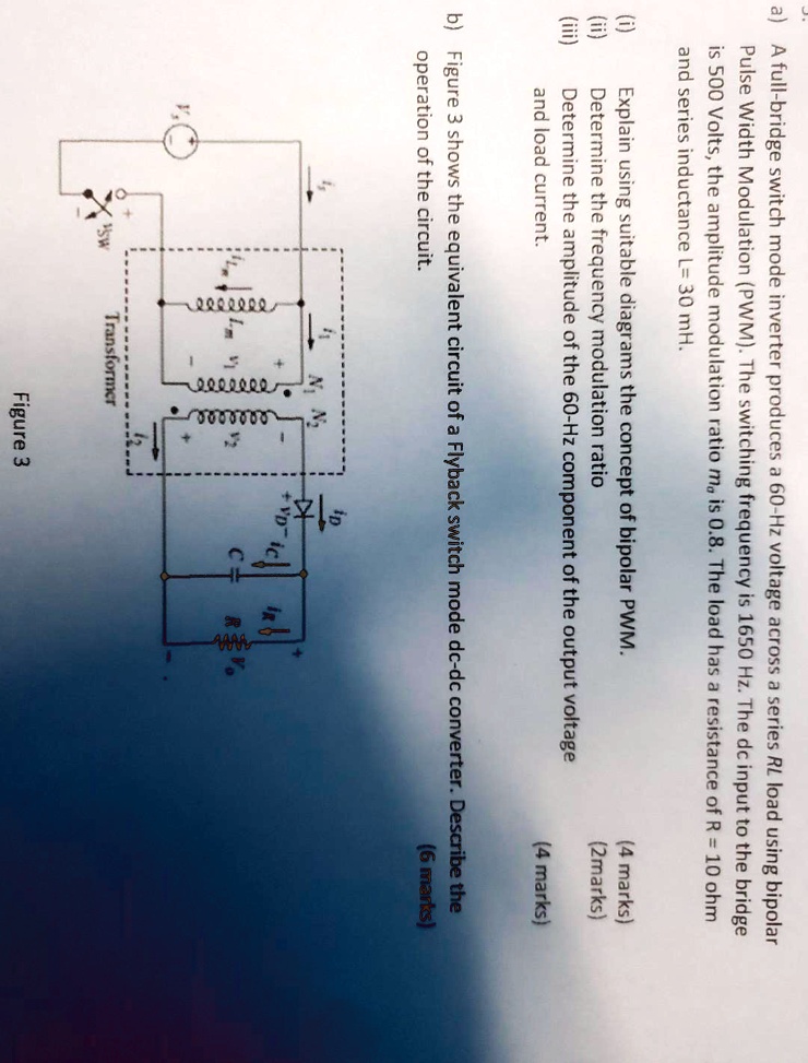 b ii a operation of the circuit and load current determine the ...