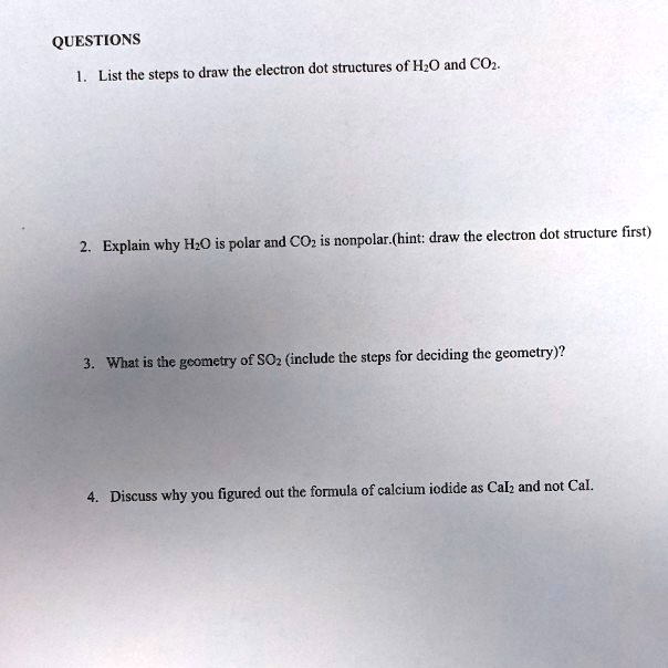 questions draw the electron dot structures of hzo and coz list the steps explain why hzo is ...