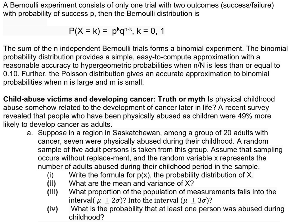 a bernoulli experiment consists of only one trial with two outcomes ...