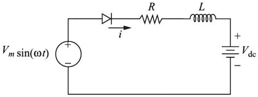 SOLVED: 1) For the circuit in Figure 1, Vac = 240 V rms, 60 Hz, Vdc ...
