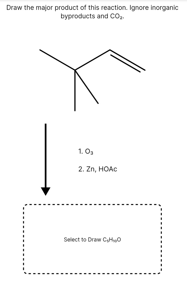[GET ANSWER] Draw the major product of this reaction. Ignore inorganic ...