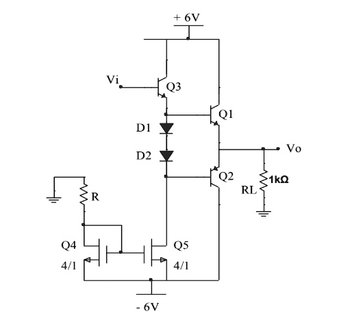 SOLVED: The transistors of the circuit shown in Figure, have the ...