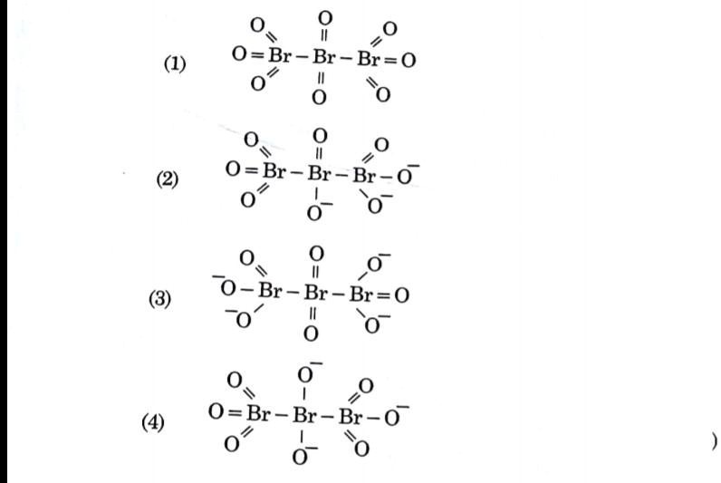 SOLVED: The correct structure of tribromooctaoxide is: SOLVED: The correct structure of tribromooctaoxide is: