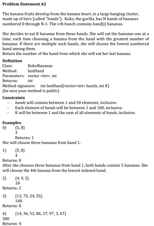 SOLVED: Please solve this coding problem in C++. Thanks in advance ...