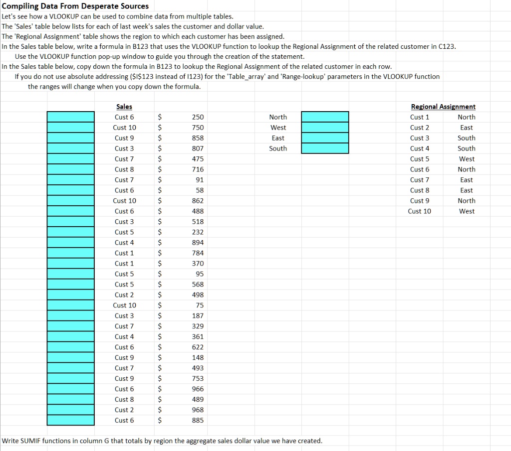 SOLVED: Just show me the example of the formula, you don't have to ...