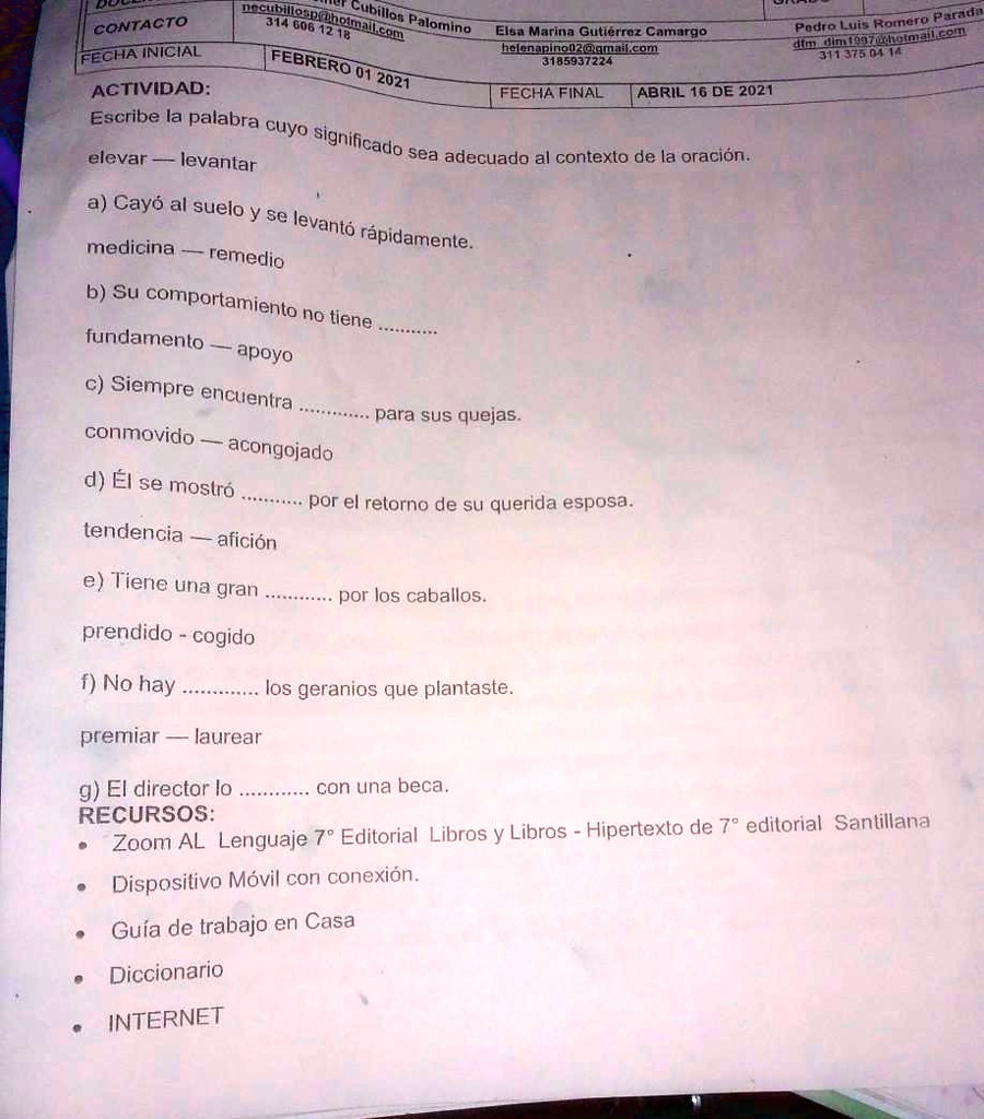 SOLVED: por favor ayúdenme plissssssssssssss corona y los sigo ...