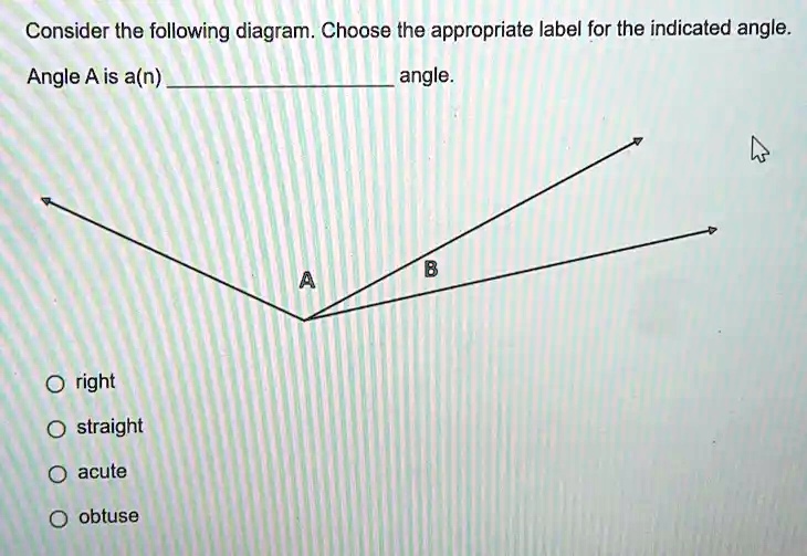 SOLVED: Consider the following diagram. Choose the appropriate label ...