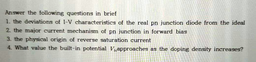 Answer the following questions in brief 1. the deviations of...