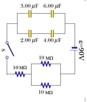 SOLVED: When switch S is closed in a closed circuit consisting of ...