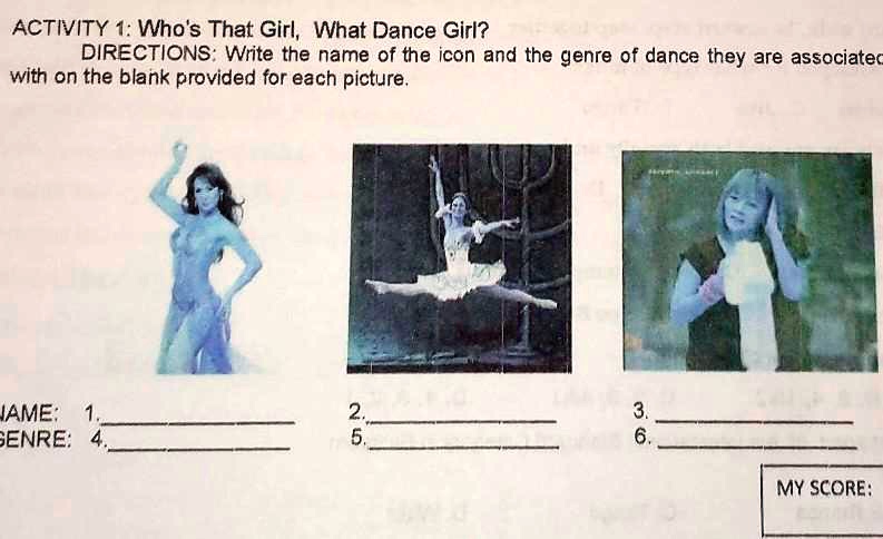 SOLVED: Pa help naman po sa may Alam P.E po ito, salamat po. ACTIVITY 1 ...