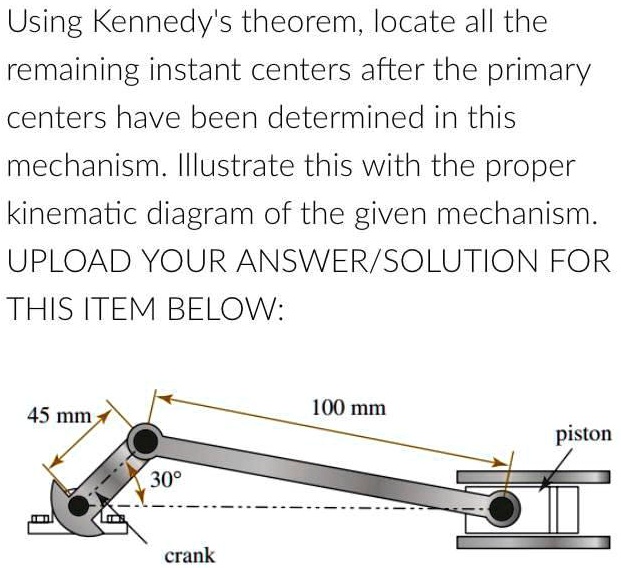 SOLVED: Using Kennedy's theorem, locate all the remaining instant ...