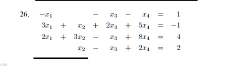 SOLVED: a. Write an augmented matrix for the given system.b. Use ...