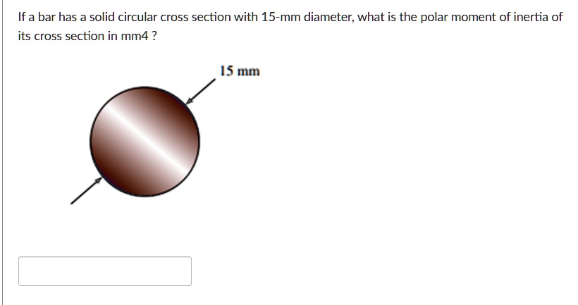 SOLVED: If a bar has a solid circular cross section with 15-mm diameter ...