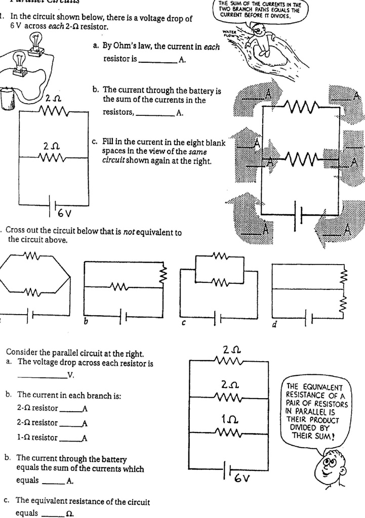 SOLVED: Texts: THE SUM OF THE CURRENTS IN THE CIRCUIT BEFORE IT DIVIDES. In the circuit shown ...