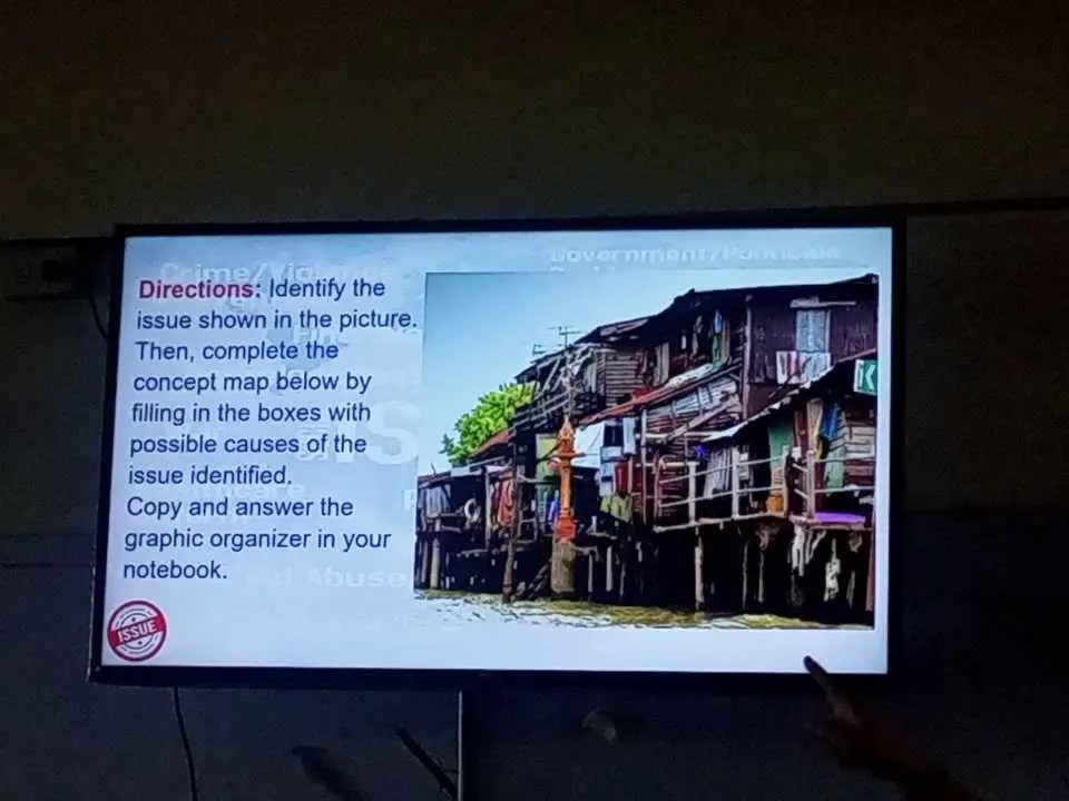 Directions: Identify the issue shown in the picture. Then, complete the concept map below by ...