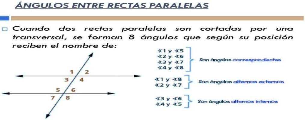 de acuerdo con la figura nombre un par de angulos que cumplan la ...