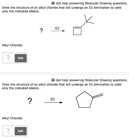 SOLVED: Get help answering Molecular Drawing questions Draw the ...