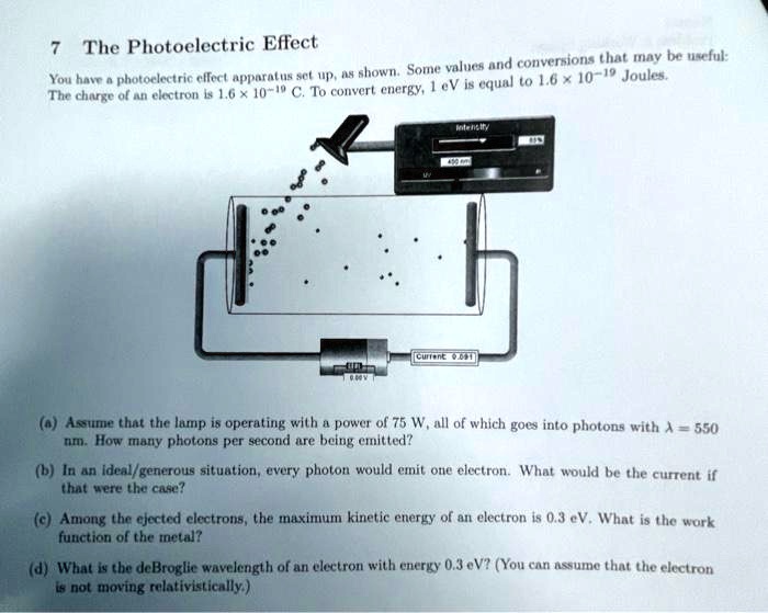 SOLVED: Text: Practice Exam 7. The Photoelectric Effect 7.1. How many ...