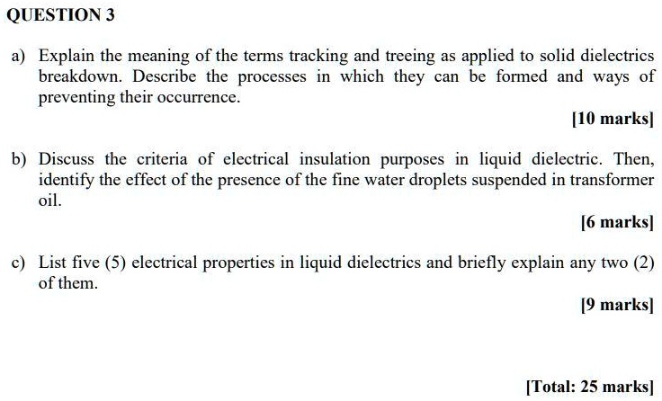 QUESTION 3 a) Explain the meaning of the terms tracking and treeing as ...