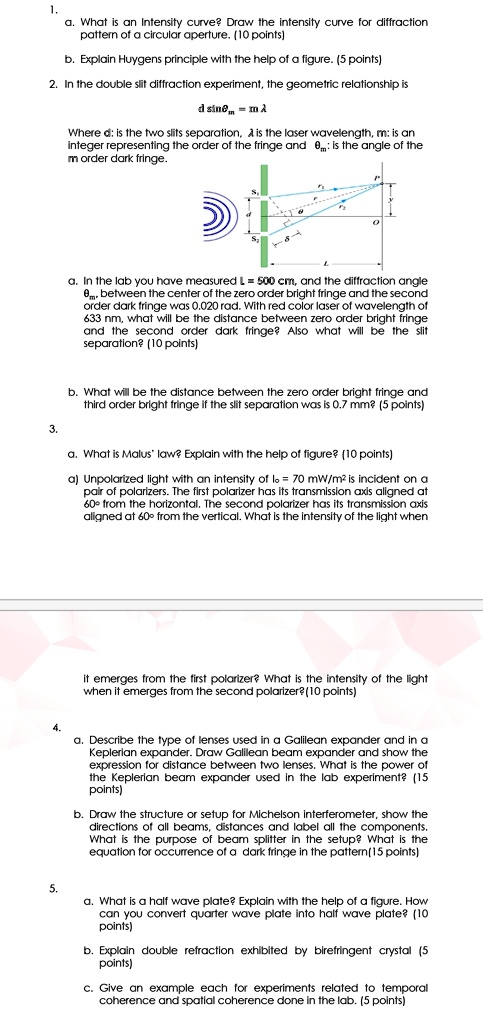 [GET ANSWER] 1. a. What is an Intensity curve? Draw the intensity curve ...