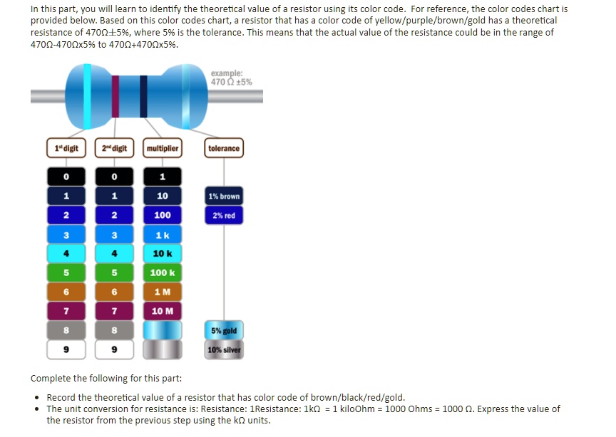 in this partvou will learn to identify the theoretical value of a ...