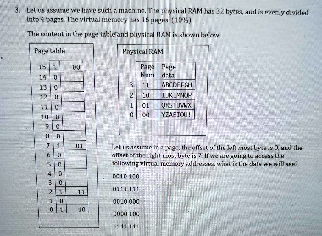 computer architecture please help thank you let us assume we have such ...