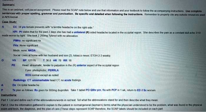 SOLVED: Texts: Instructions: Part 1: List and define each of the ...