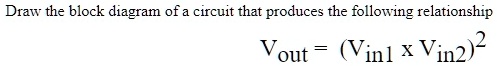 SOLVED: Draw the block diagram of a circuit that produces the following ...