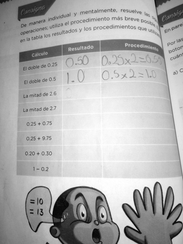 SOLVED: Cuál es la mitad de 2.6? Explicación de la operación con ...