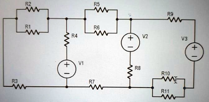 SOLVED: Construct a series-parallel DC circuit and apply the superposition theorem to determine ...