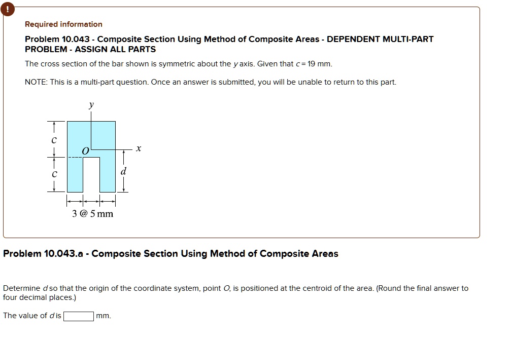 required information problem 10043 composite section using method of ...